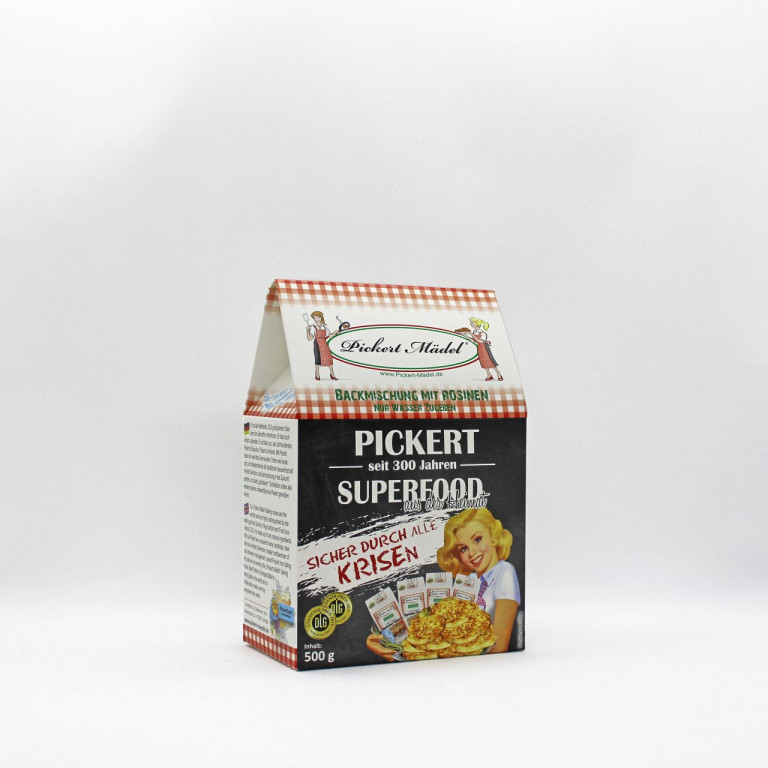 Lippischer Pickert Backmischung "Das Orginal" mit Rosinen 500g ...